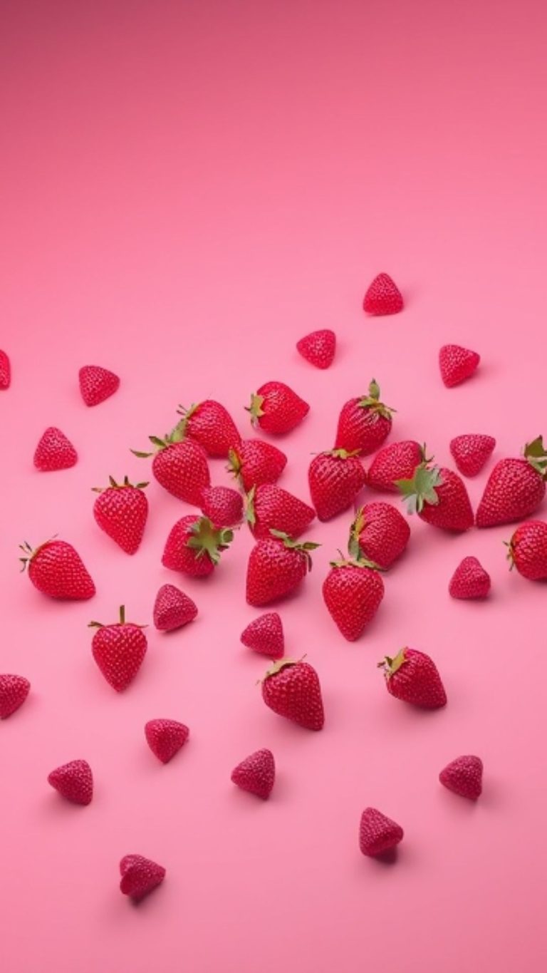 Pink Strawberry Wallpapers for 2026