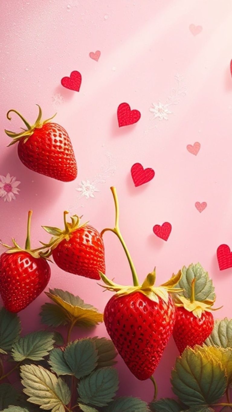 Pink Strawberry Wallpapers for 2026