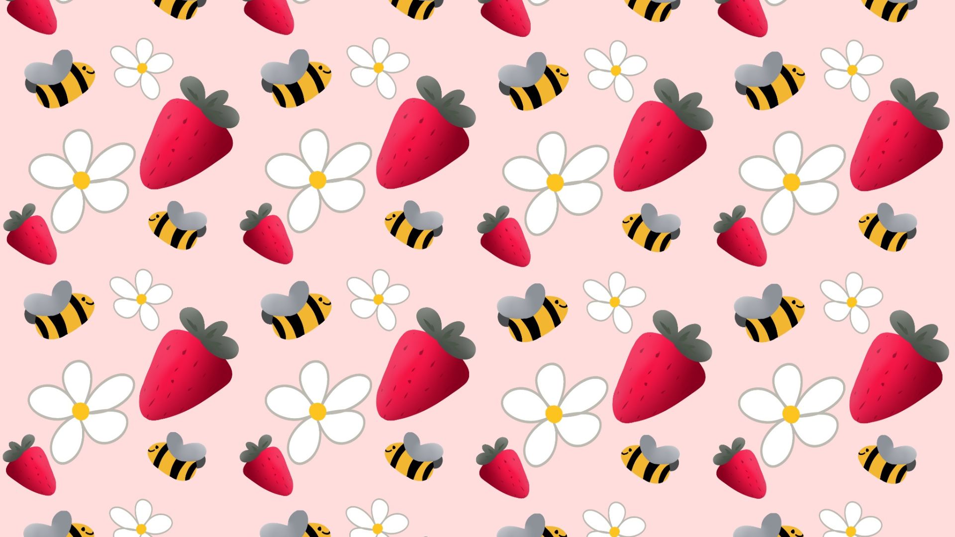 50+ demure Strawberry Desktop Wallpapers of your choice