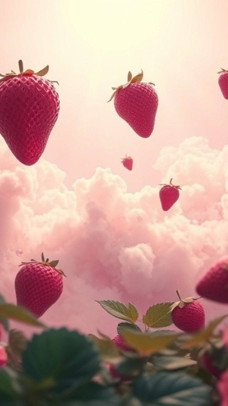 [200+] Pink Strawberry Wallpapers | for 2026