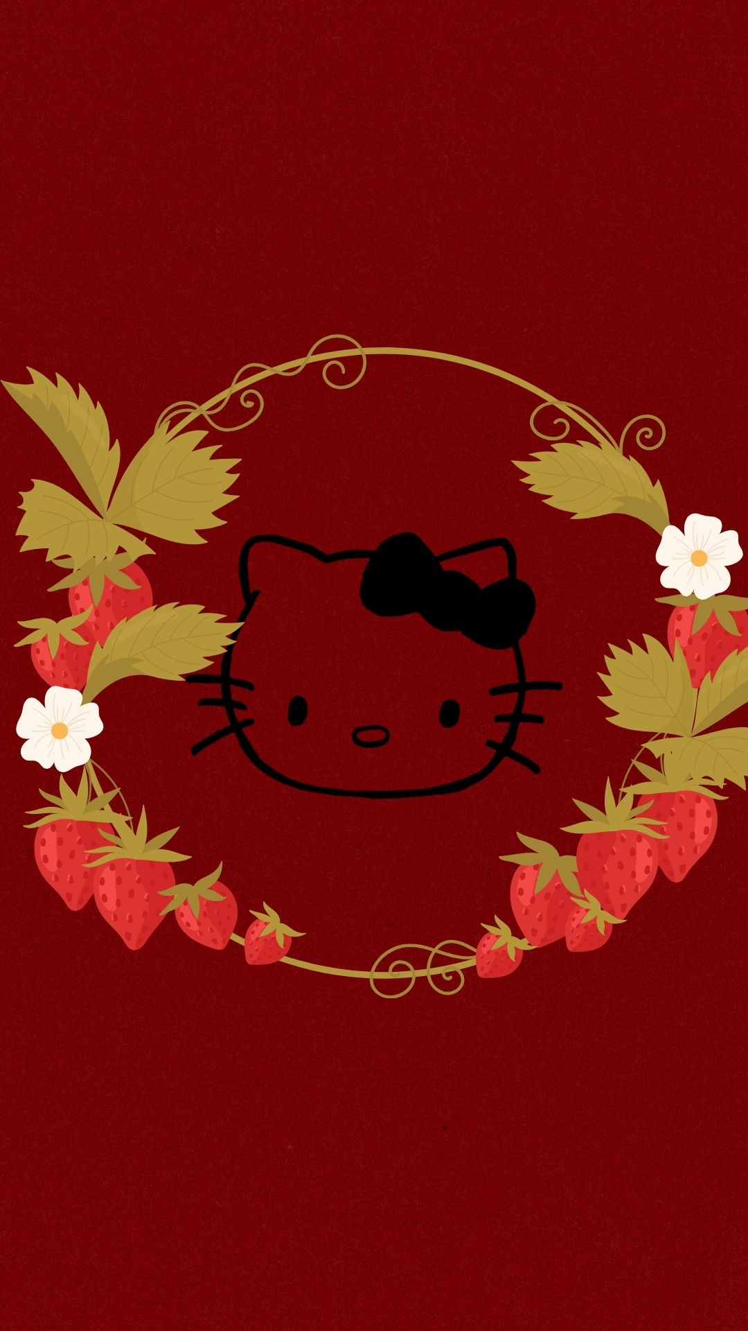 50+ Hello Kitty Strawberry Wallpaper For Phone
